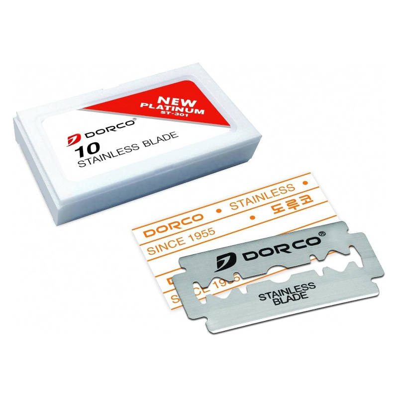 Cuchillas enteras Dorco ST 301 HQ en caja de 100 und