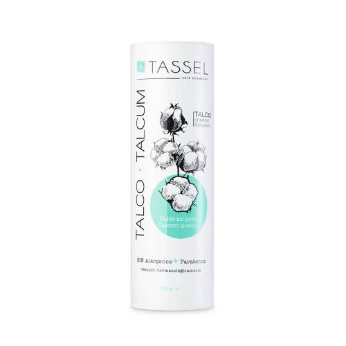 POLVO DE TALCO TASSEL ESPECIAL BARBERÍAS, PELUQUERÍAS Y ESTÉTICA ...